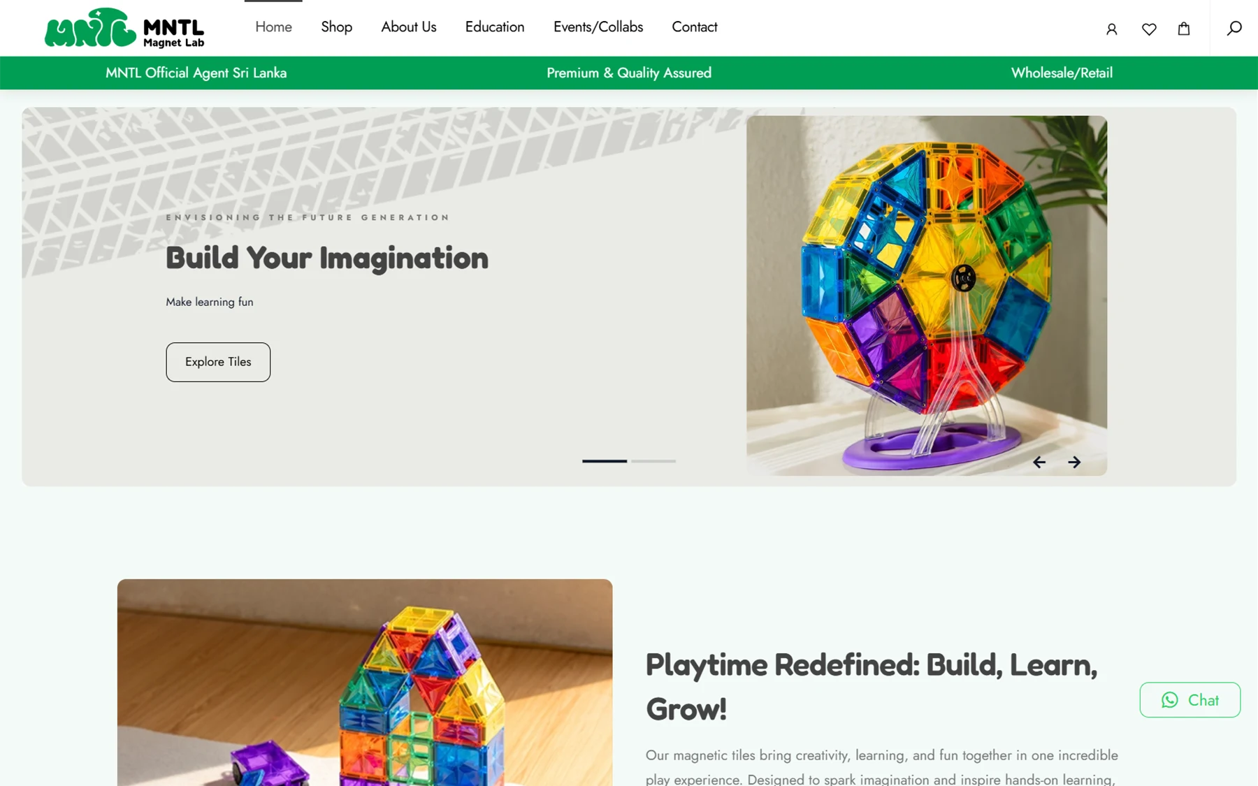 ideaGeek – Customized Ecommerce & WhatsApp Chat for Mindful Toys